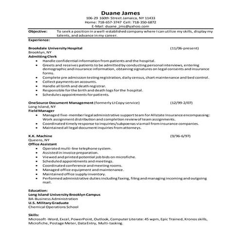 Duane James Resume.docx2016 | PDF