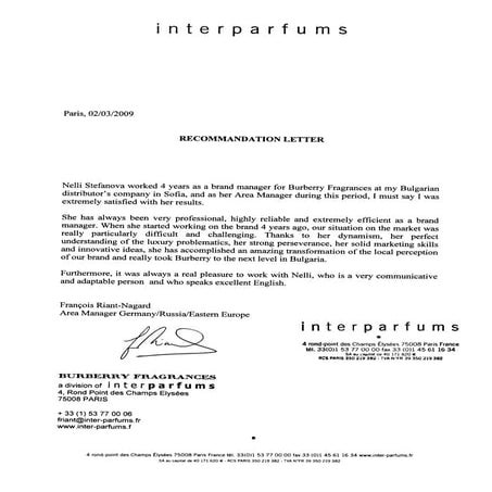 IP Recommendation Letter | PDF