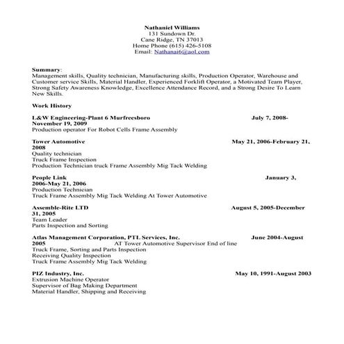 Paden Russell Welder Resume | DOCX