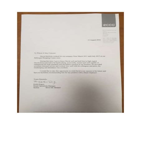 Ecco Reference | DOCX