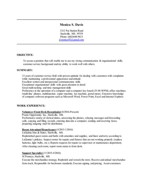 Resume CAPs | PDF