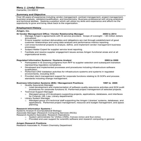Sample graduate student resume 2013 2014 | PDF