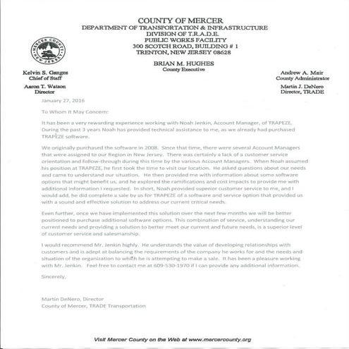 Mercer Cnty Ref Letter | PDF