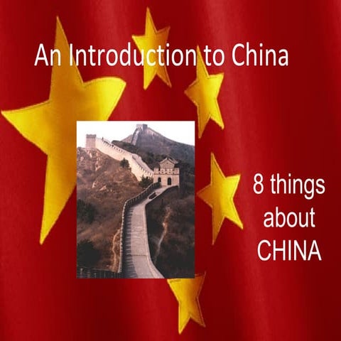 8 facts about china | PPT