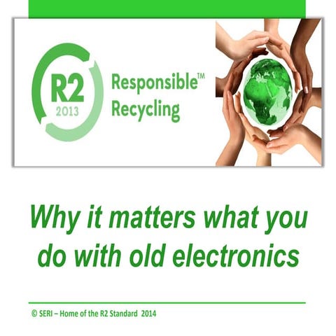 Why Recycling Electronics Matters | PDF