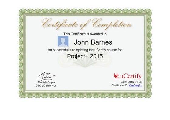 CompTIA Project+ certificate | PPT