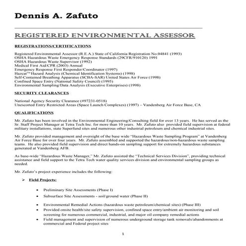 Terry Schaffer Resume Final 11 June 15 | PDF