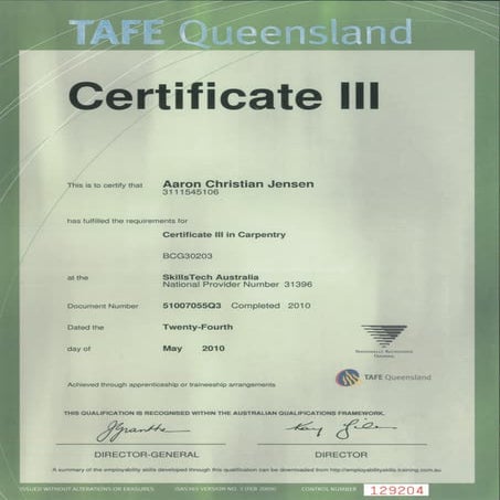 JENSEN - Certs | PDF