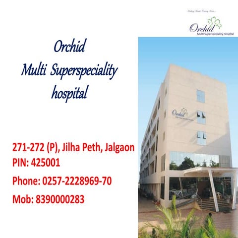 orchid hospital at a glance | PPTX