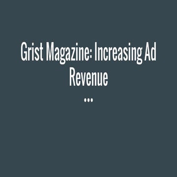 Grist Final Presentation | PPT