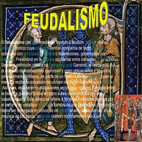 8 feudalisme de alvaro albert alex | PPT