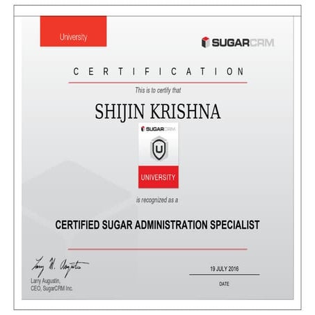 sugar_admin_cert | PPT