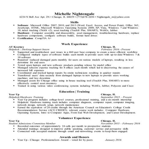 Derrick Harrington - resume | DOC