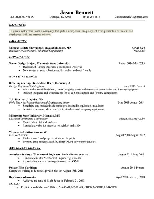 Michael Helmer Resume | PDF