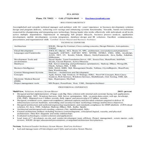 Resume - Roy Interrante, PMP