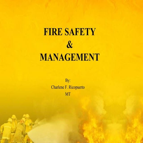8 fire safety | PPT