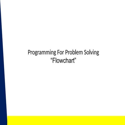 In c language programming flowchart.pptx | Technology & Computing