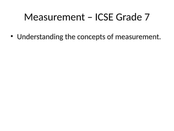How is matter measured | PPT | Physics | Science