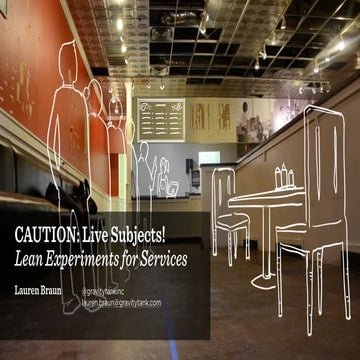 Caution: Live Subjects! Lean Experiments for Services | PDF