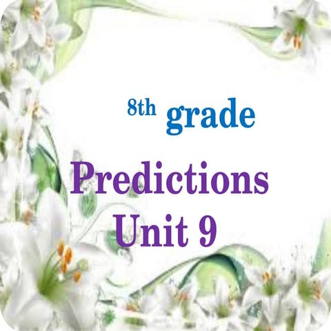 8 grade unit 9 | ODP
