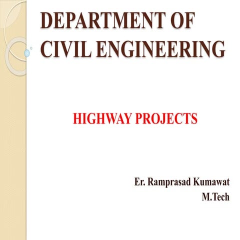 Highway Projects | PPTX