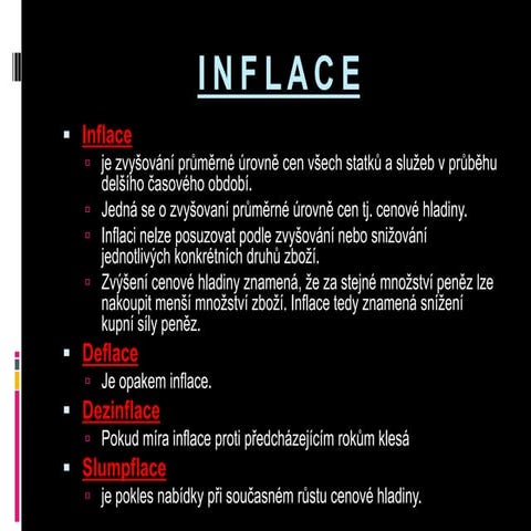 8 inflace | PPTX