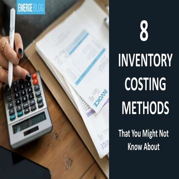 8 inventory costing methods that you might not know about | PPTX