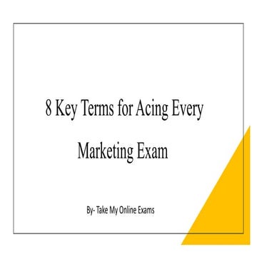 Primary Terms of Assignment Writing | PPTX