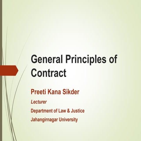 Intention to Create Legal Relations | PPTX