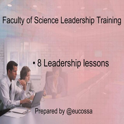 8 leadership lessons | PPT