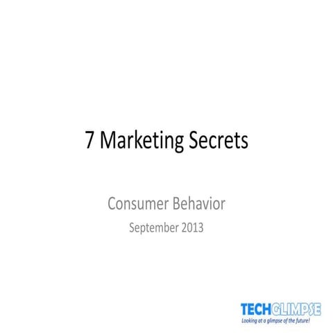 7 marketing secrets | PPTX