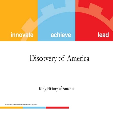Modern age discovery of america | PPTX