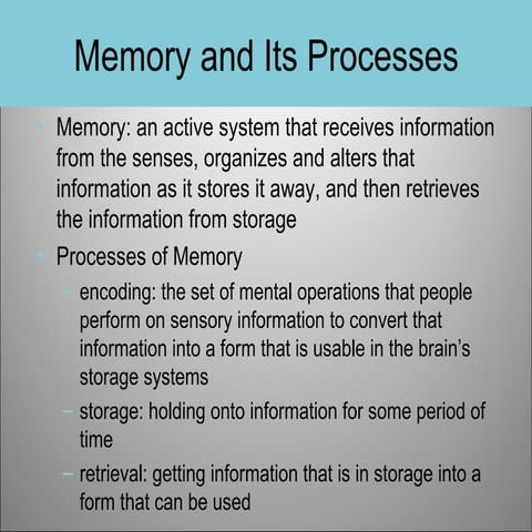 memory | PPT
