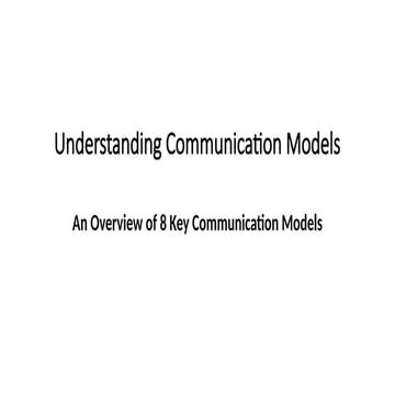8 Models of communication English .pptx