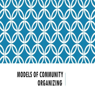 8 Models of community organizingtalks about the various models of ...