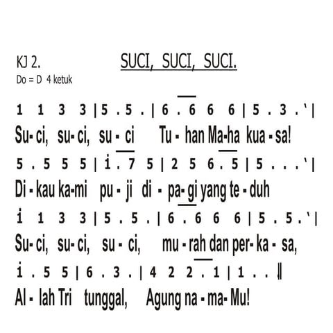 Kj 002 suci suci suci | PDF