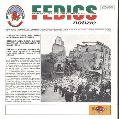 FEDICS Notizie - Dicembre 92 | PDF