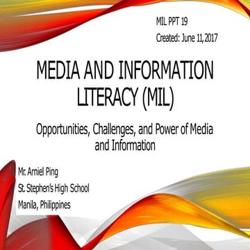 8 Opportunities, Challenges, and Power of Media and Information.pptx