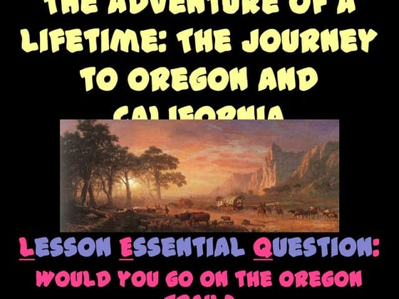 The Oregon Trail | PPT | North America Travel | Travel Locations
