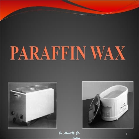 Paraffin wax bath | PPT