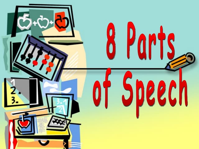 8 parts of speech ppt | PDF