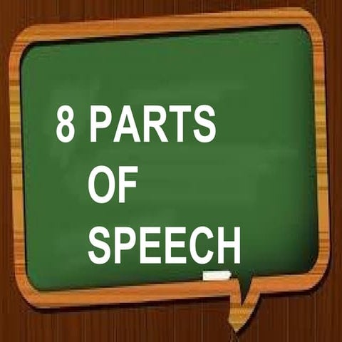 8 parts of speech ppt | PDF