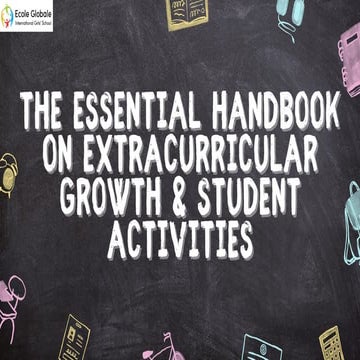 The Essential Handbook on Extracurricular Growth & Student Activities | PDF