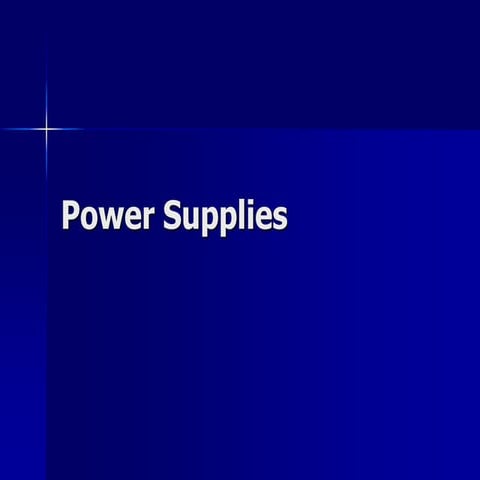 8 power supplies | PPT