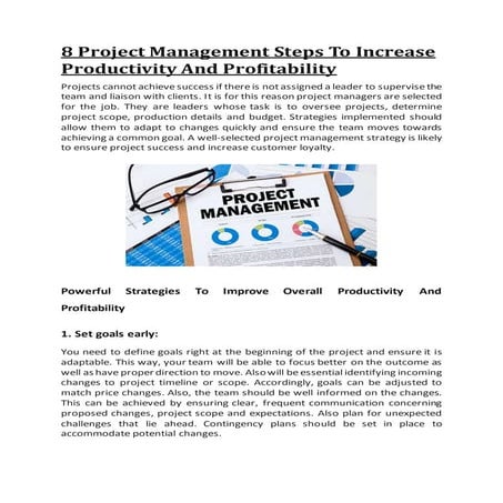 8 Project Management Steps To Increase Productivity And Profitability.docx
