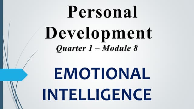 Personal Development Emotional Intelligence.pptx