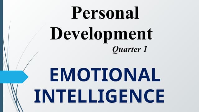 Personal Development Emotional Intelligence.pptx