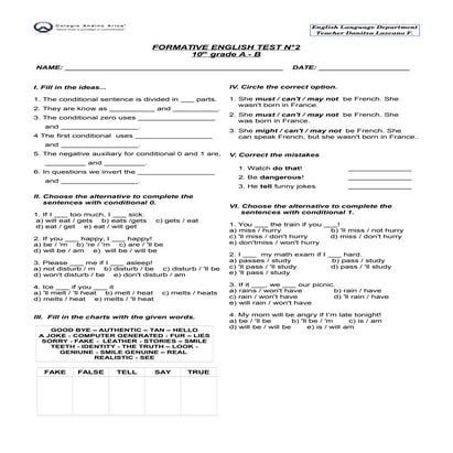8 real or fake? test 10th 2016 formative | PDF | Education