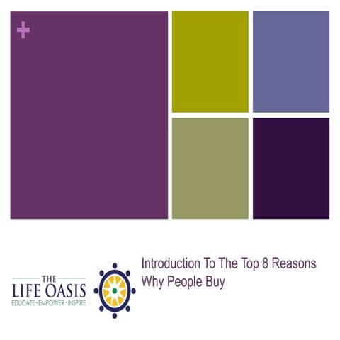 8 Reasons Why People Buy | PPTX | Career Advice | Careers