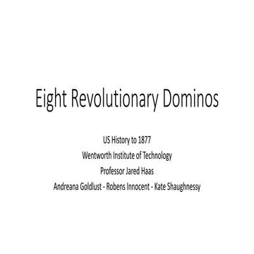 Prelude to the Revolutionary War | PPTX